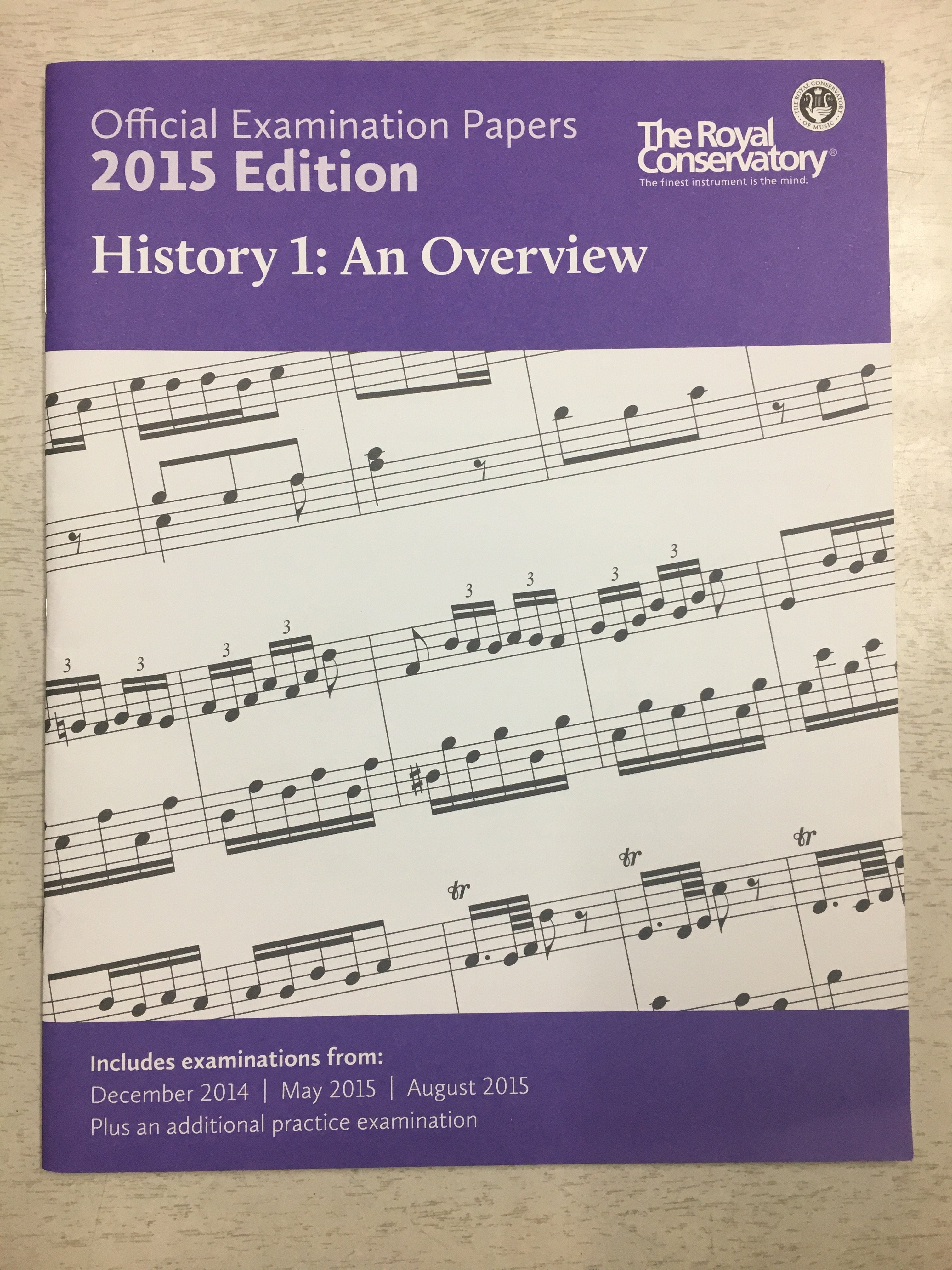 RCM - History 1: An Overview 2015 Ed. – Lippertmusic
